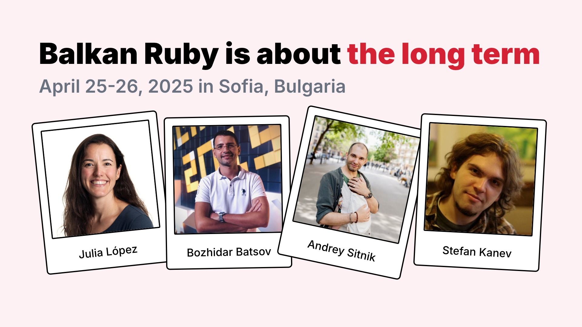 Balkan Ruby 2025 – April 25-26, 2025 in Sofia, Bulgaria